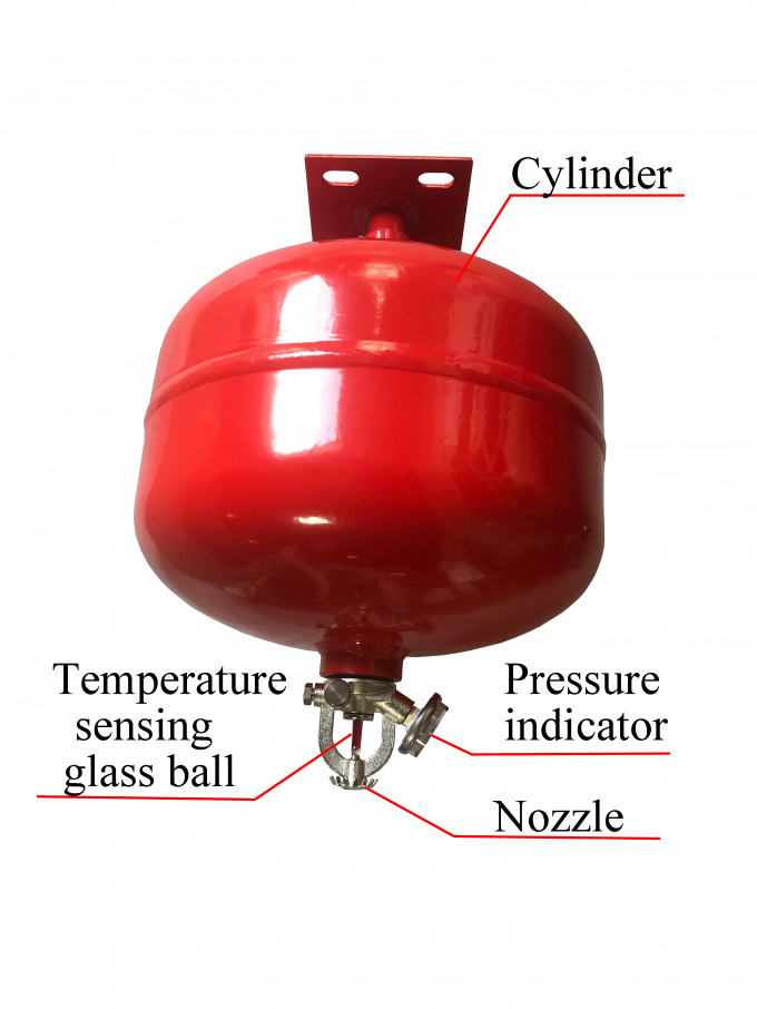 Hfc227ea Hanging Fire Suppression System Without Pollution For Storage Room