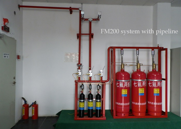 Necessary information for different types of fm200 system
