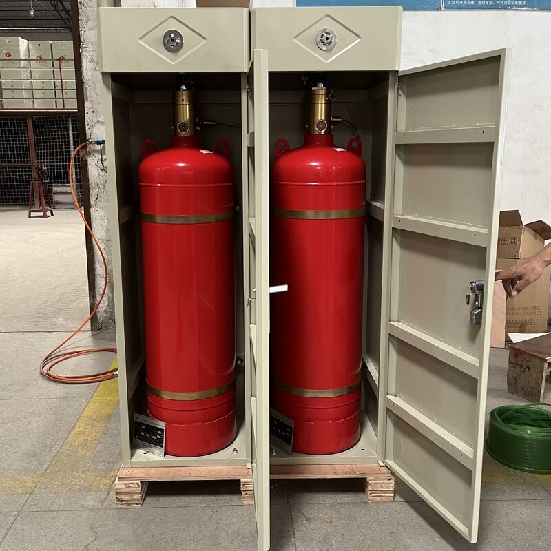 100L FM200 Cabinet Extinguisher W/ 2 Nozzles Swift Effective Fire ...