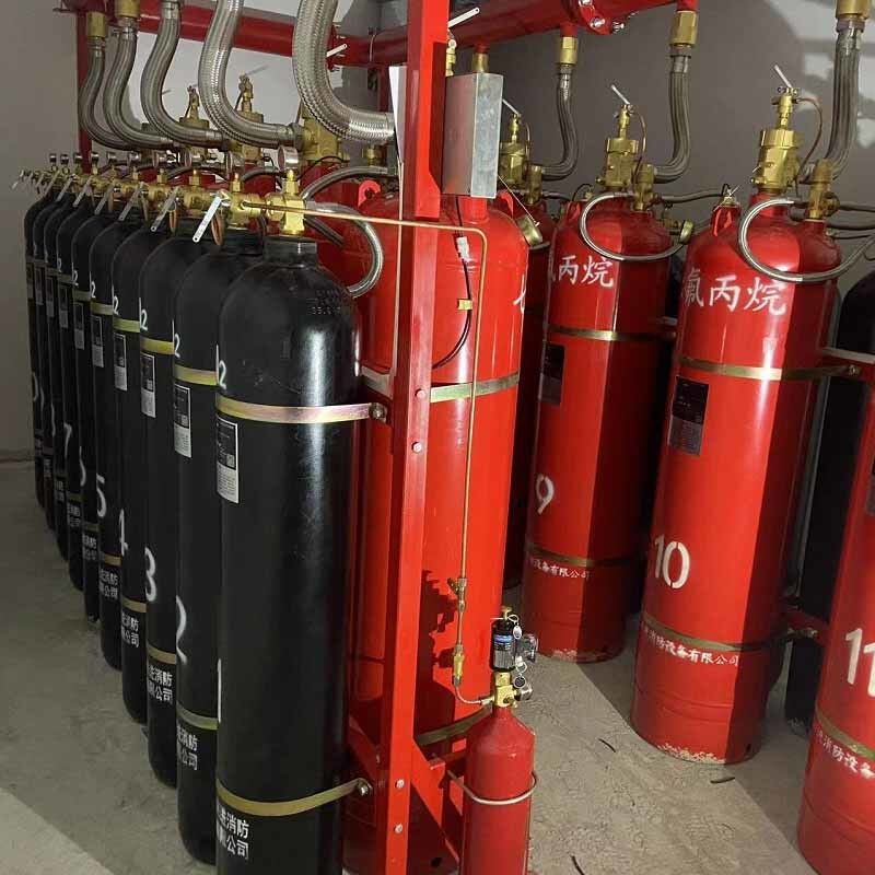 Red FM200 Cabinet System Customized Fire Protection Level A Class