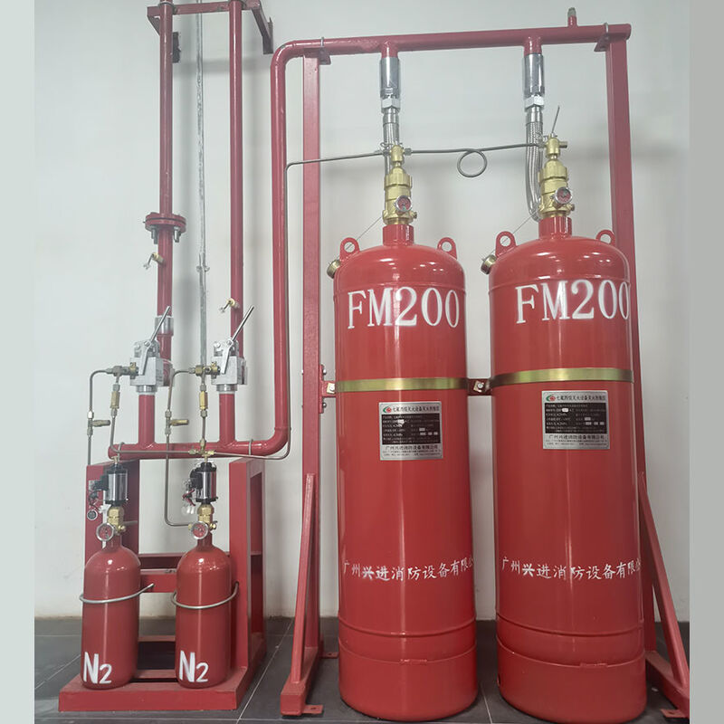 Piping Hfc-227ea Fm200 Fire Extinguishing System For One Zone