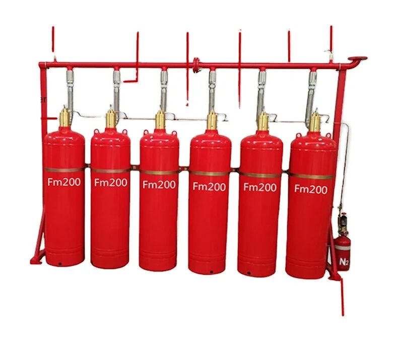 Zero Ozone Depletion Potential HFC227ea Fire Extinguishing System -40°C ...