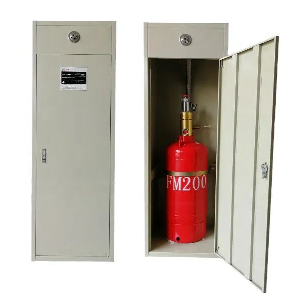 Red FM200 Cabinet System Customized Fire Protection Level A Class