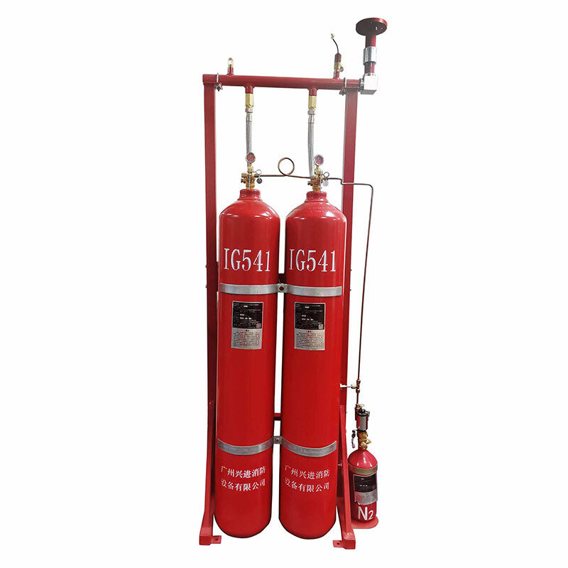 Min Working Pressure 13.6Mpa IG541 Inert Gas Fire Safety System For ...