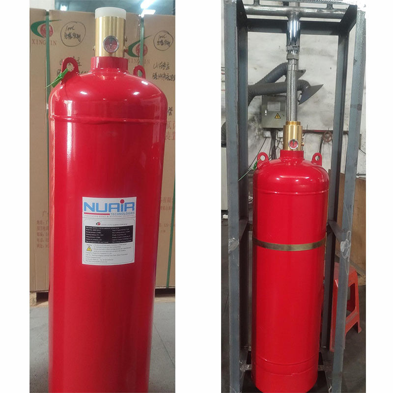 Red Color 180L FM200 Fire Suppression System for Mechanical Emergency