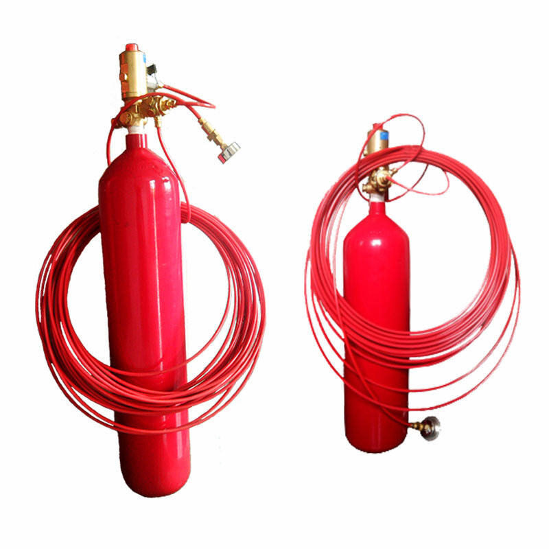 CO2 Automatic Fire Detection Tube With Red Cylinder Color Aluminum Alloy