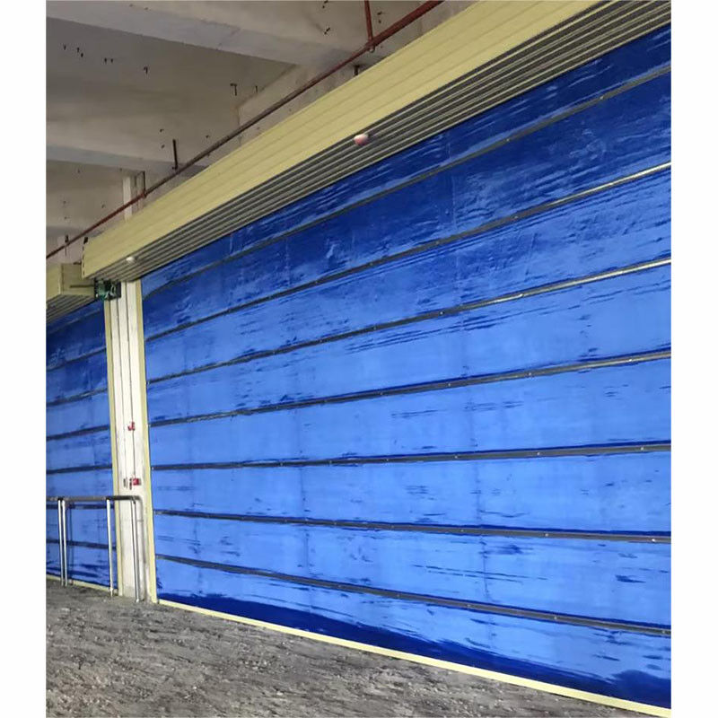 Double Track Fireproof Roller Curtain Ambient Humidity ≤90% 25C GB14102 ...