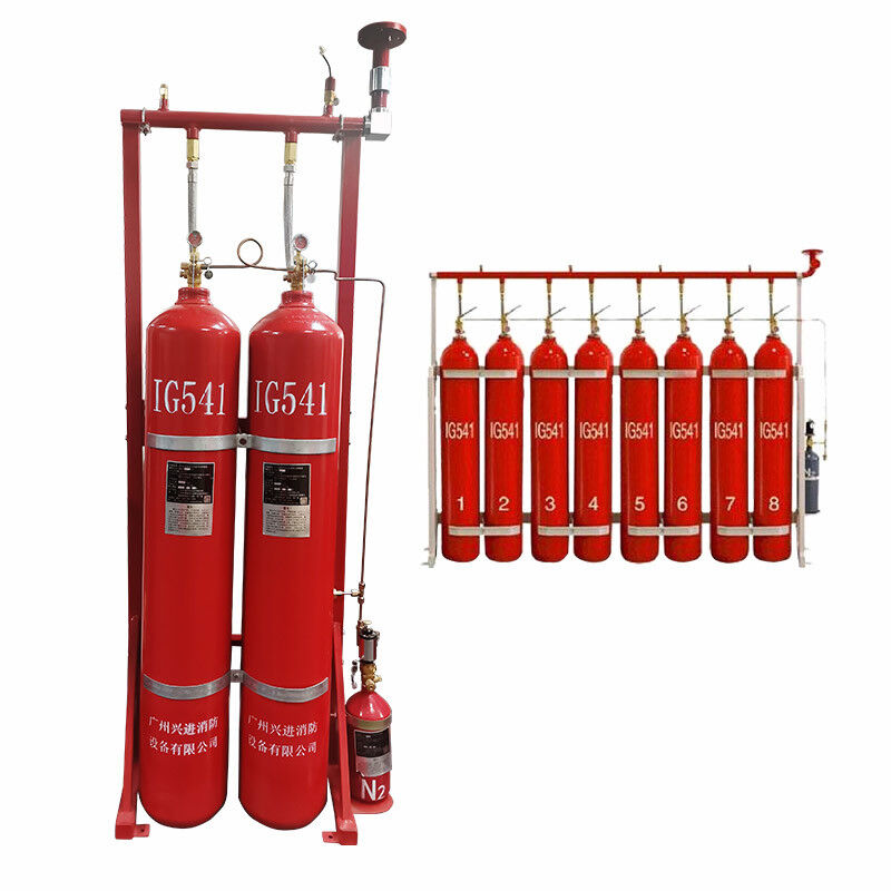 Red Inert Gas Fire Suppression System For Sustainable Protection Fast ...
