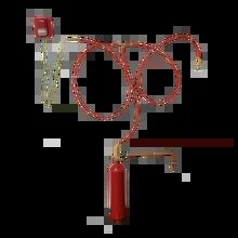 Red Fire Detection Tube System Quick Response Easy To Install