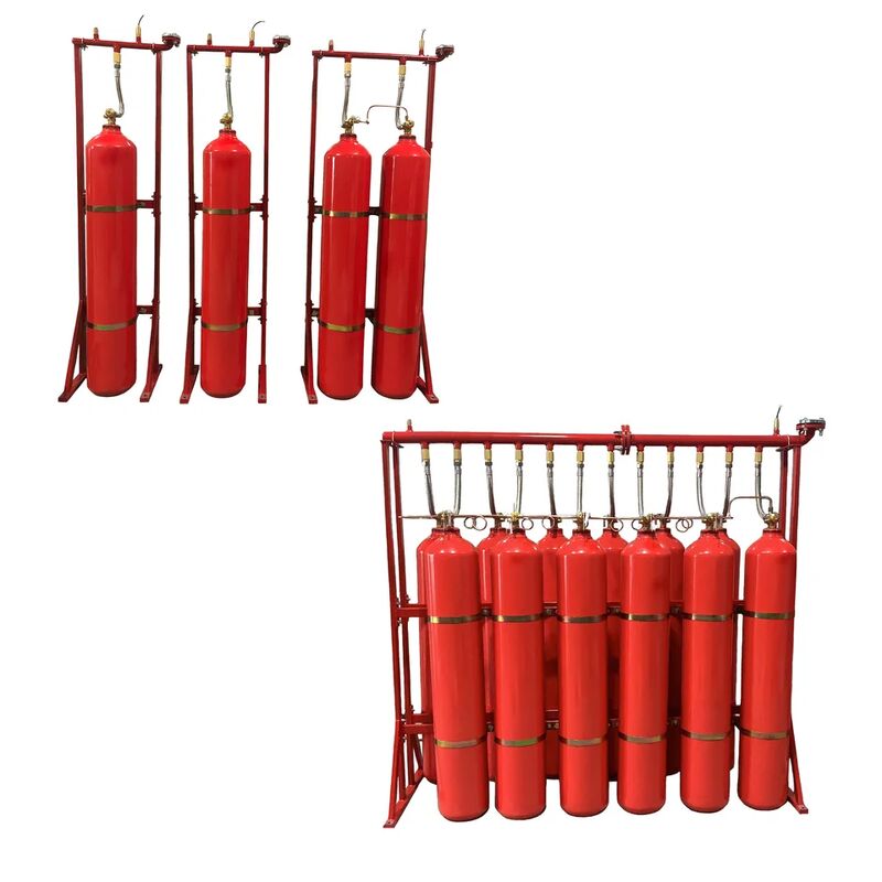 Carbon Dioxide CO2 Fire Suppression System with Max Filling Rate 0.6kg ...