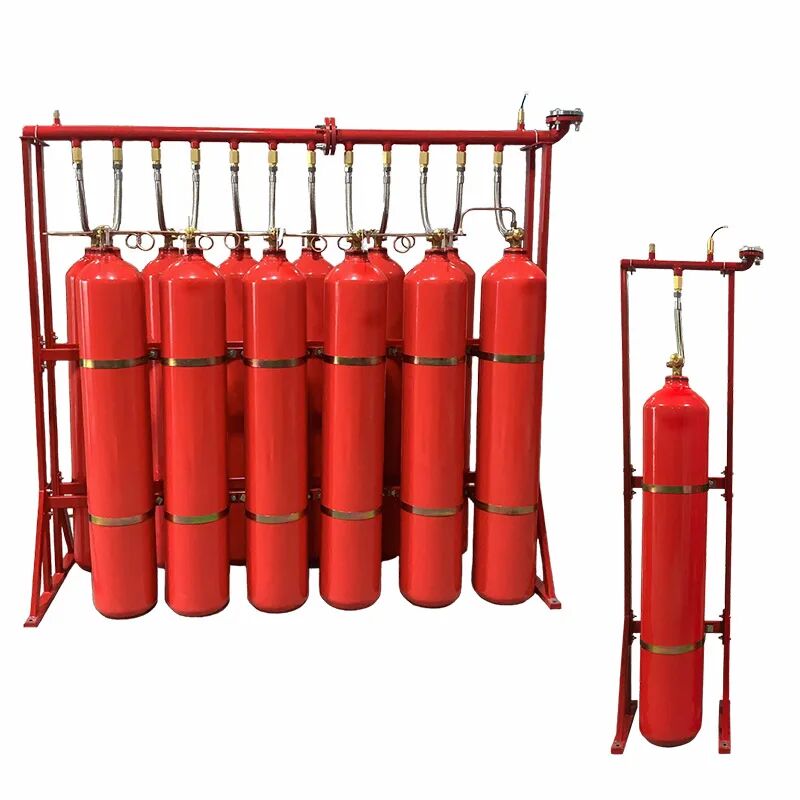70L Red High Pressure CO2 Fire Suppression System Easy To Install