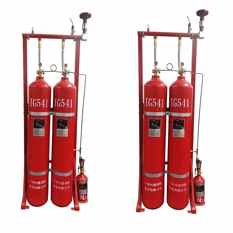 IG55 Inert Gas Fire Safety System High Reliability System For Effective ...