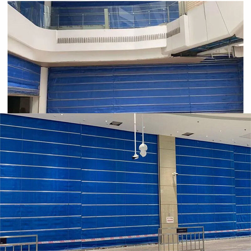 Super Inorganic Fabric Fire-Resistant Roller Curtain For Wall-Mounted ...