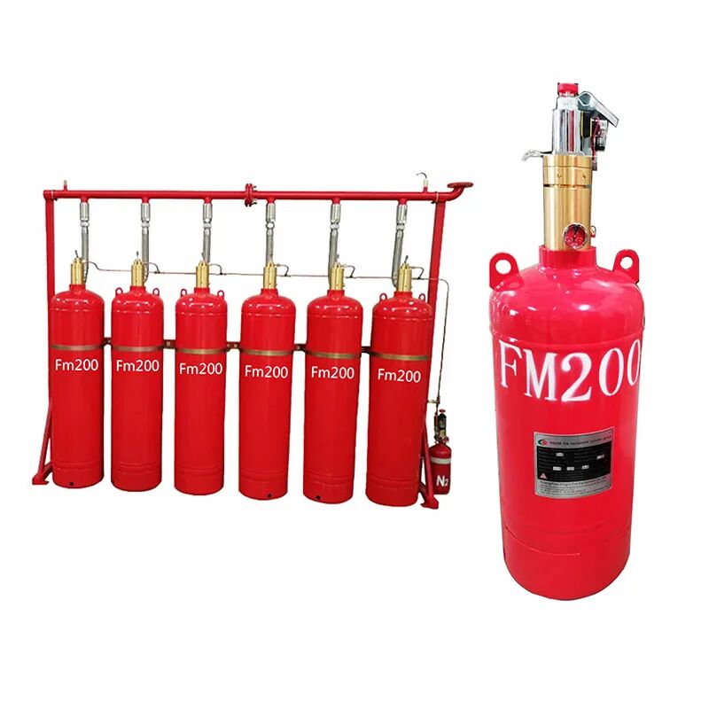 120L FM200 Pipe Network System For Gaseous Fire Suppression Advanced ...
