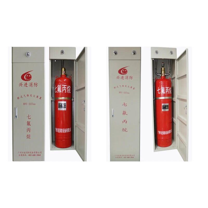 Red Automatic Fire Extinguisher 200 Liters Single Zone Management TUV ...