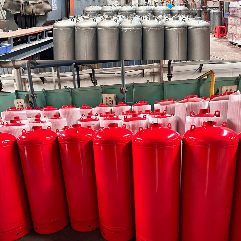 High Durability FM200 Fire Suppression Cylinder with 5.6MPa to 36.6MPa ...