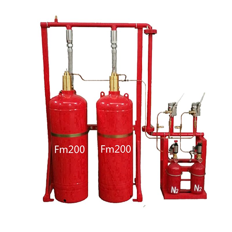 FM200 Pipe Network Gas Fire Suppression System For Data Center Server ...