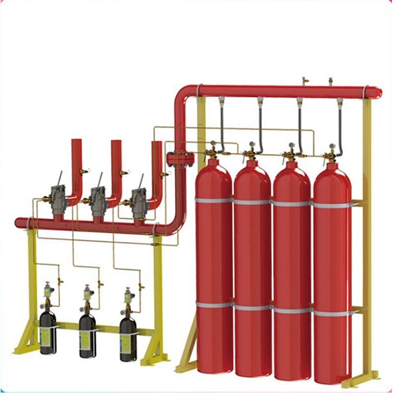 Automatic IG541 Inert Gas Fire System Network with Galvanized Steel ...