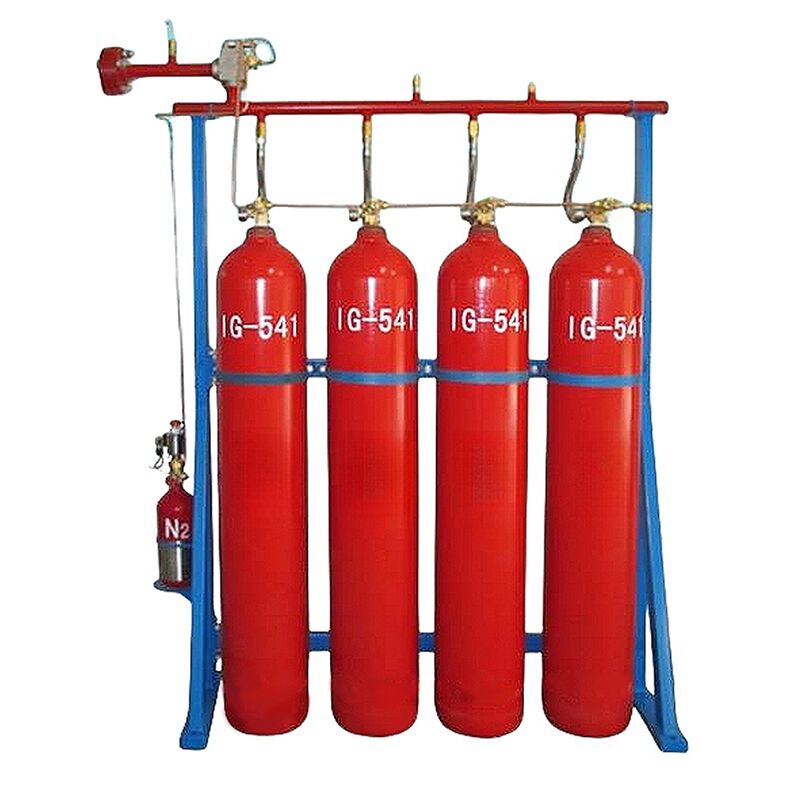 IG541 Inert Gas Fire Suppression System with 17.2MPa Design Pressure ...