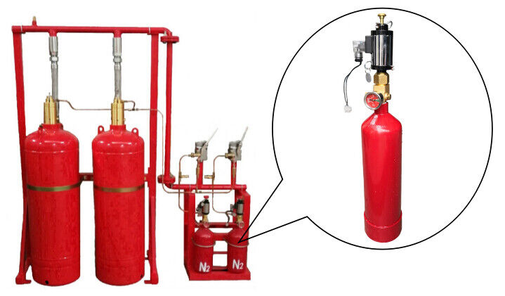FM200 HFC227 Gas Fire Suppression System For Industrial Areas Fm 200 ...