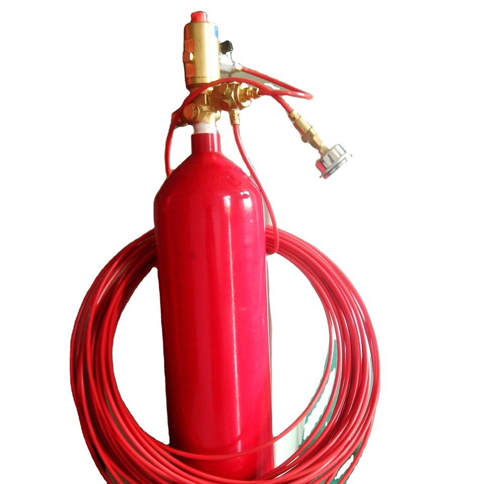 Blue Automatic Fire Suppressor Essential for Reliable Home Safety