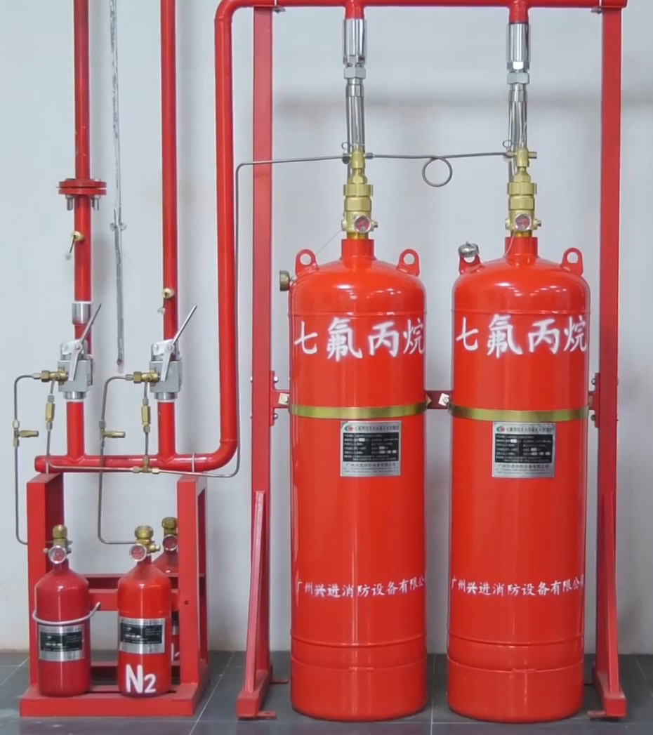 High Durability FM200 Fire Suppression System With Quick Discharge ≤10s