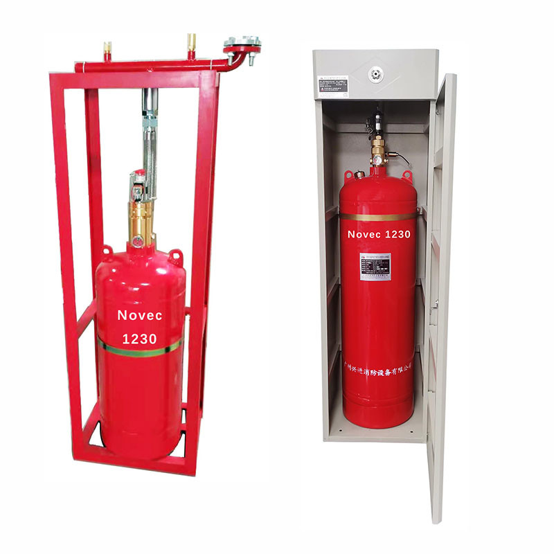 Safe And Non Toxic NOVEC 1230 Fire Suppression System 3.2Mpa For Fire ...