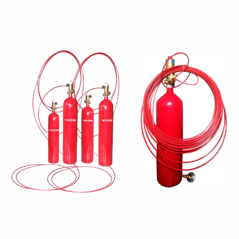 Red FM200 Fire Extinguishing System With HFC-227ea Agent For Fire ...