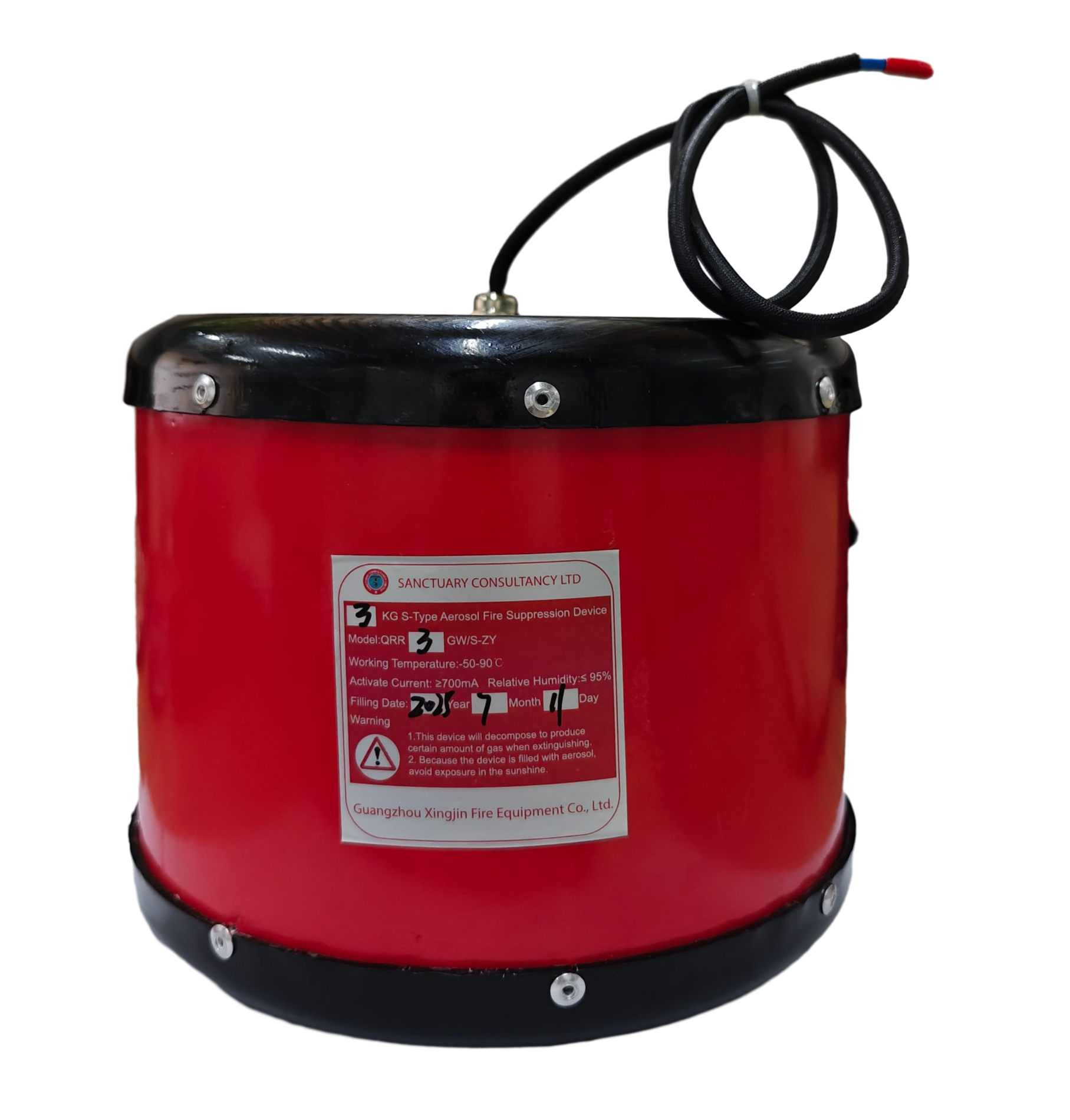 Easy installation Hot Aerosol Fire Suppression System for Car Charging ...