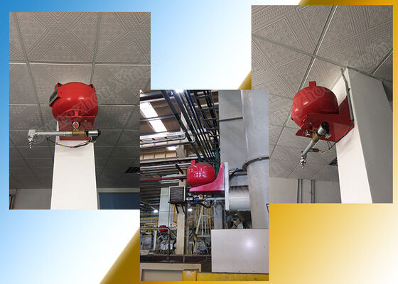 Data Center FM200 Fire Suppression System with 40 Hanging Tank