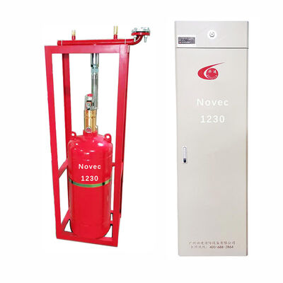 Red High Safety NOVEC1230 Fire Suppression System Max Working Pressure ...