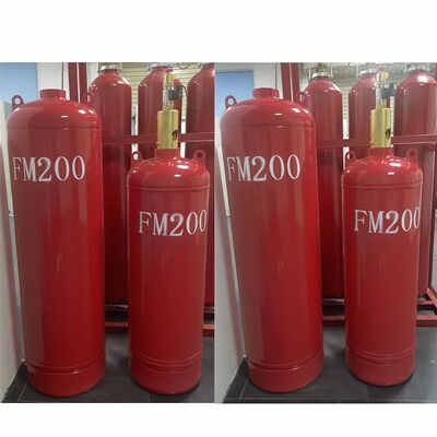 180L FM200 Pipe Network System Gaseous Fire Suppression For ...