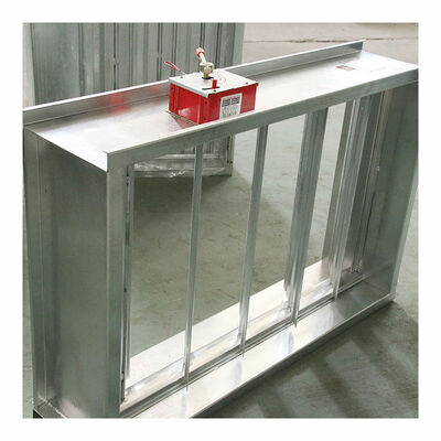 Galvanized Steel Rectangular Fire Dampers For Smoke Exhaust And ...
