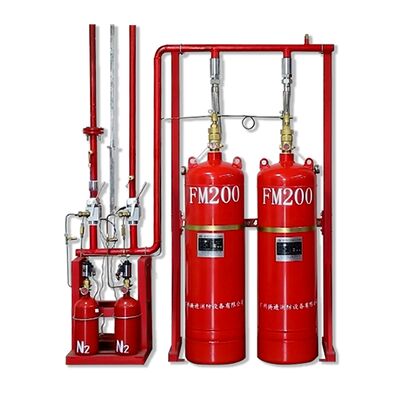 FM200 Pipe Network Gas Fire Suppression System For Data Center Server ...