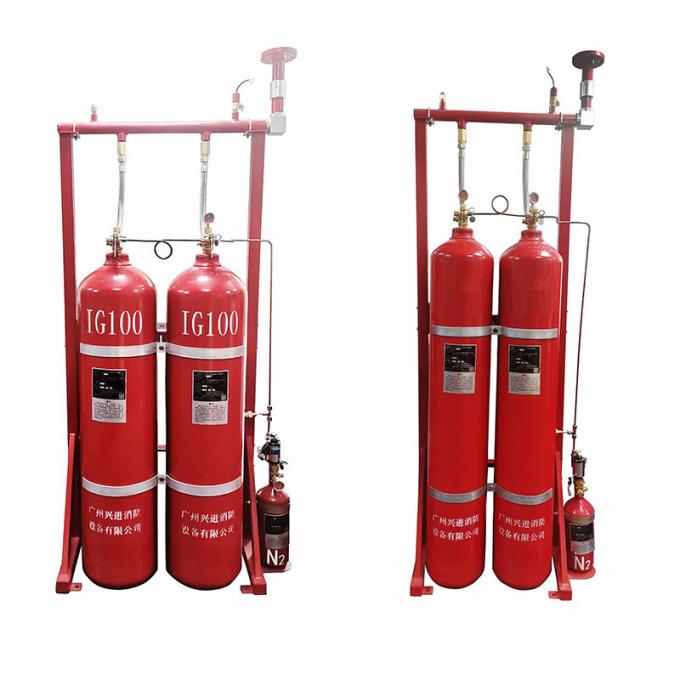90L Ig100 Inert Gas Fire Suppression System For Industrial