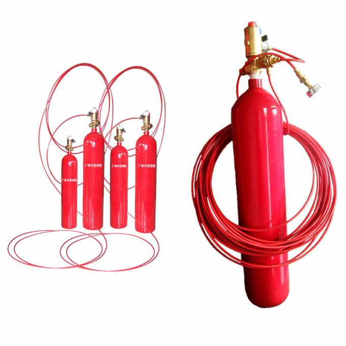 Red Quick Response Fire Detection Tube For Industrial Commercial