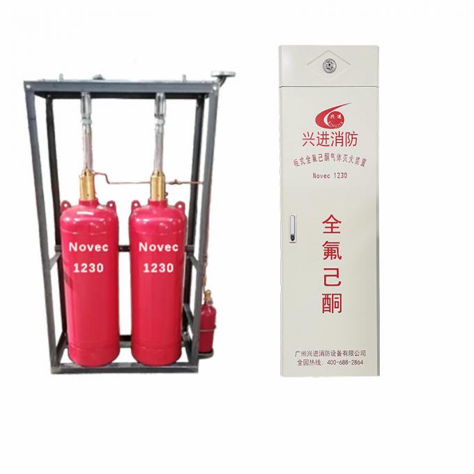 NOVEC 1230 Fire Suppression System Red Steel Cylinder Indoor Fire ...
